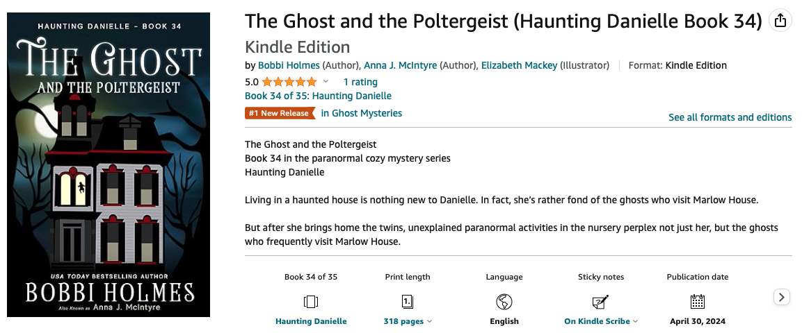 The Ghost and the Poltergeist arrived today! | Bobbi Ann Johnson Holmes